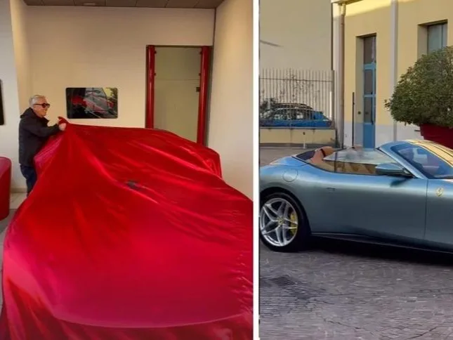 Fedez e la nuova Ferrari Roma - Trash Italiano